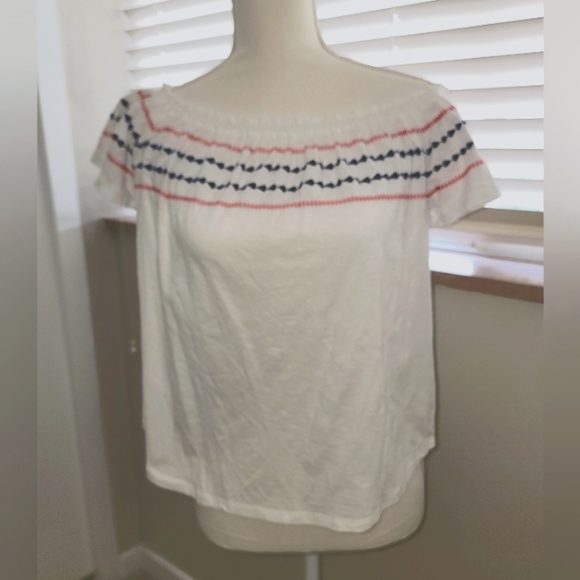 THML | Tops | Thml Mirah Off The Shoulder Embroidered Top | Poshmark
